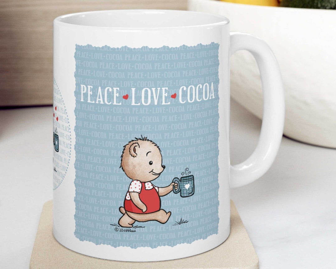 Cocoa Mug, Kid Hot Cocoa Mug, Coco Coffee Mug, Kid Hot Chocolate, Hot ...