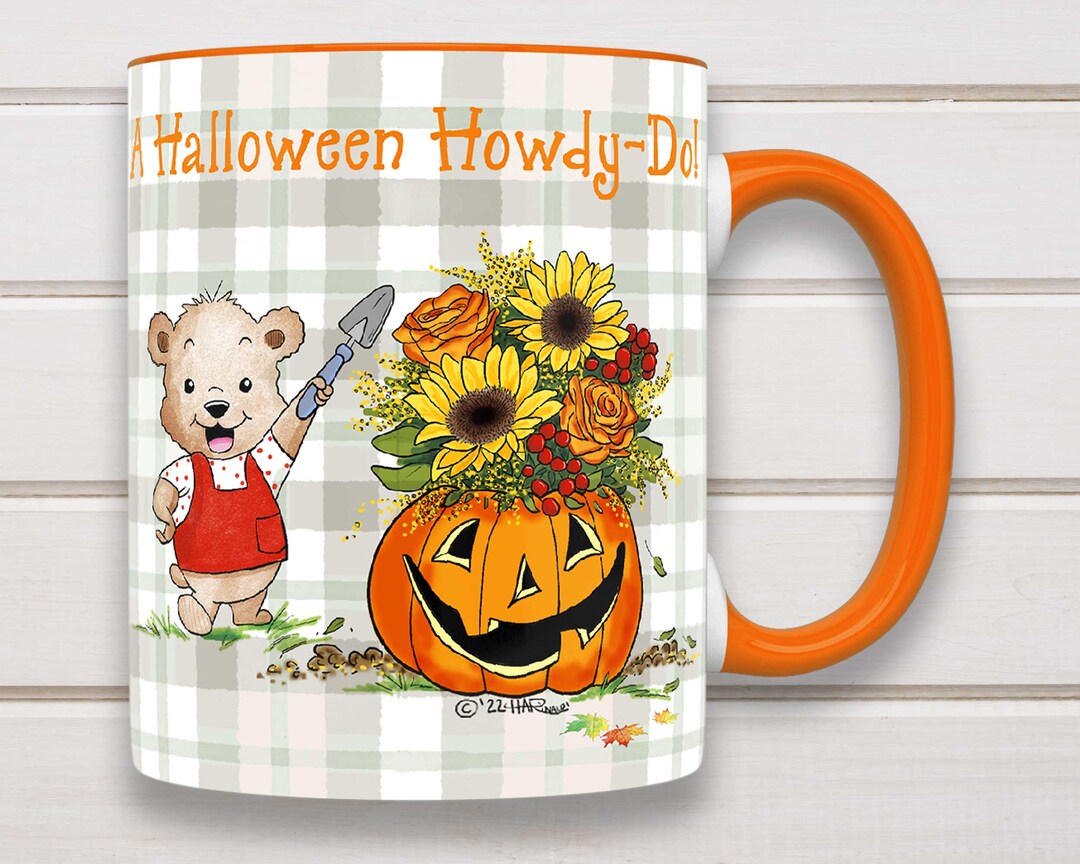Howdy Halloween Mug Friend, Fall Coffee Mugs for Women, Halloween ...