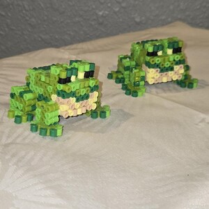 Froggert the Frog Perler Bead 3D - Etsy