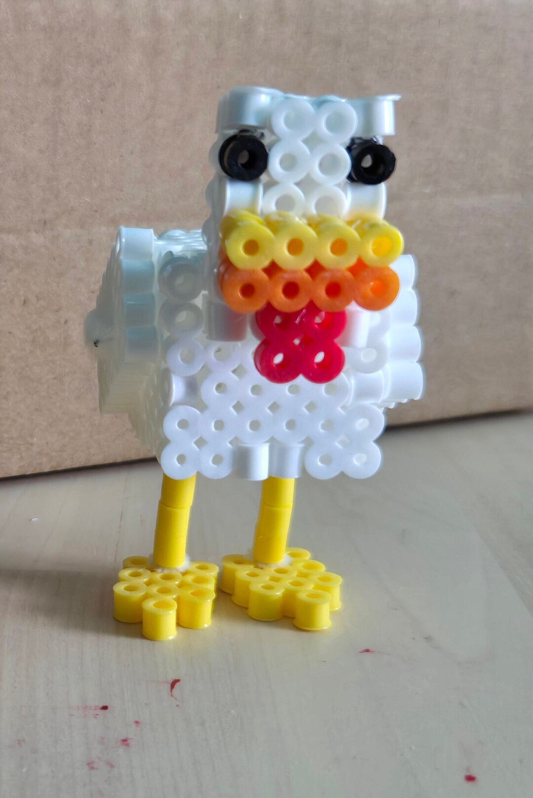 Spring Chicken Perler Bead 3D Animal Figure - Etsy
