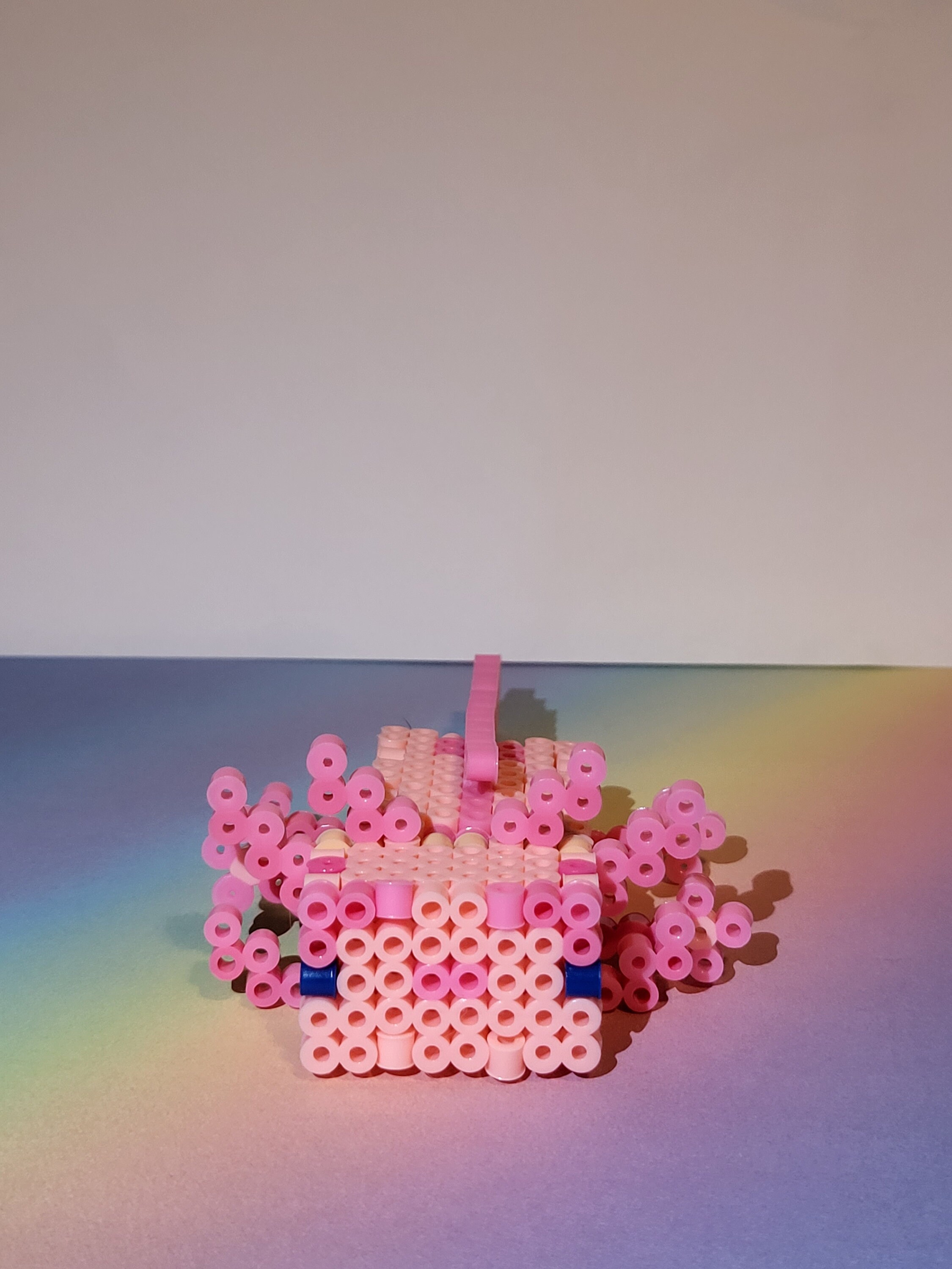 Axolotl Cuteness Perler Beads 3D - Etsy