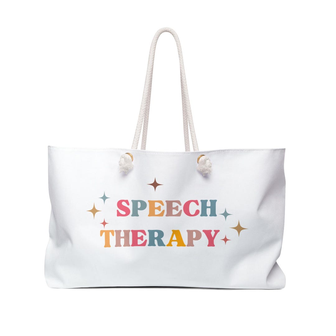 SLP Work Tote, Work Bag, Speech Therapy Bag, Speech Language ...