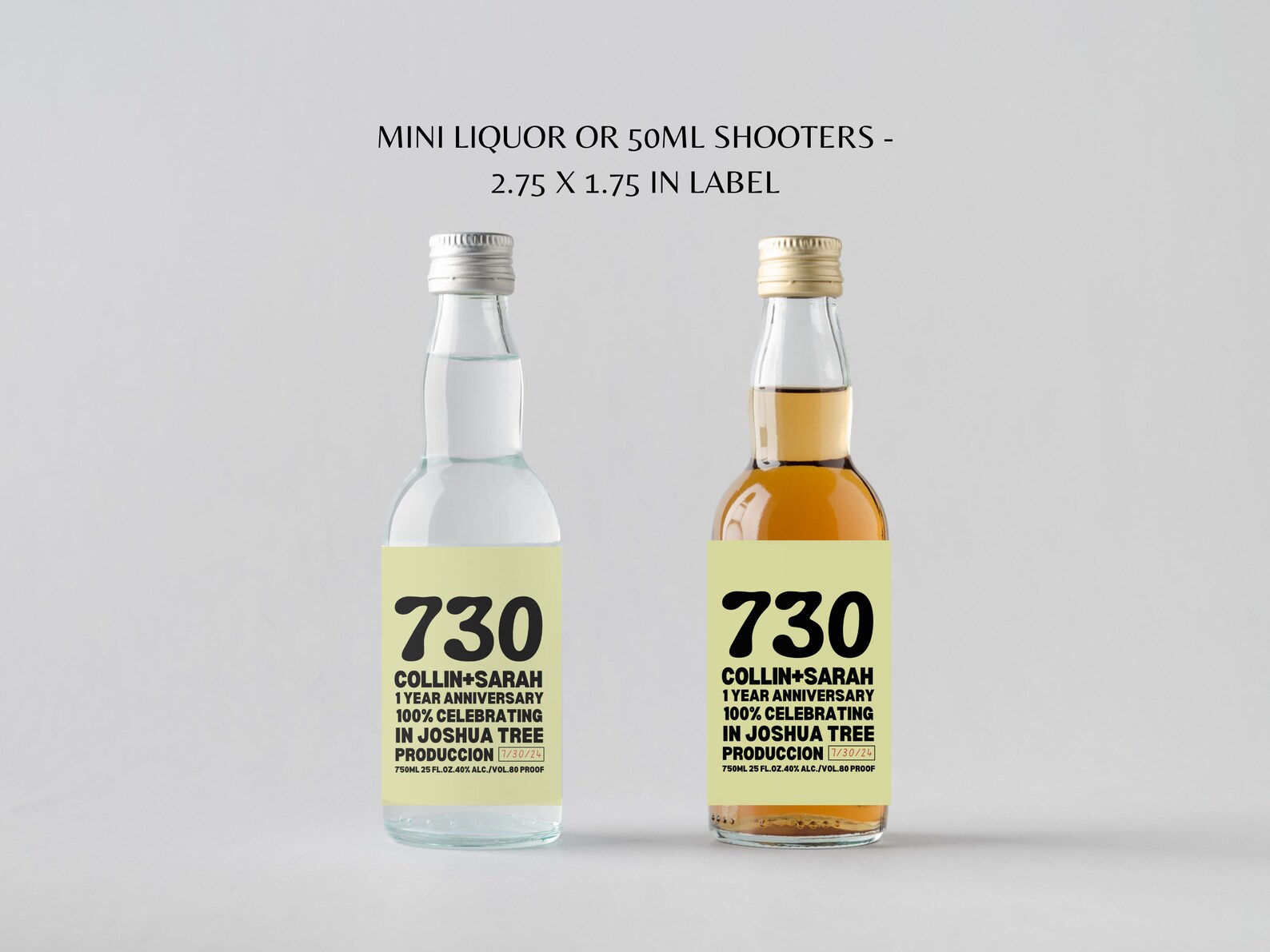 Custom 818 Tequila Label for Birthday Favors, Bachelorette Party ...