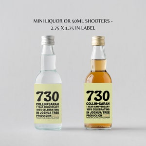 Custom 818 Tequila Label for Birthday Favors, Bachelorette Party ...