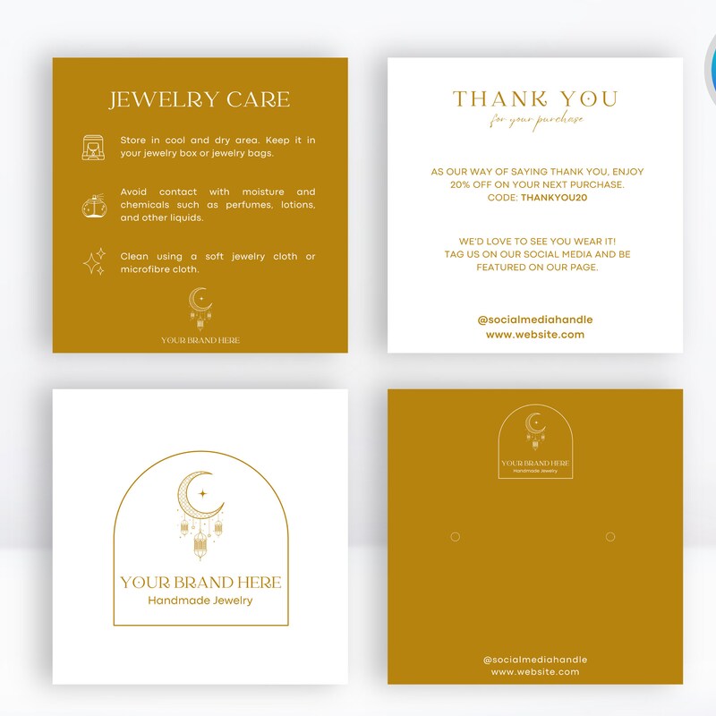 Custom Earring Cards - Etsy