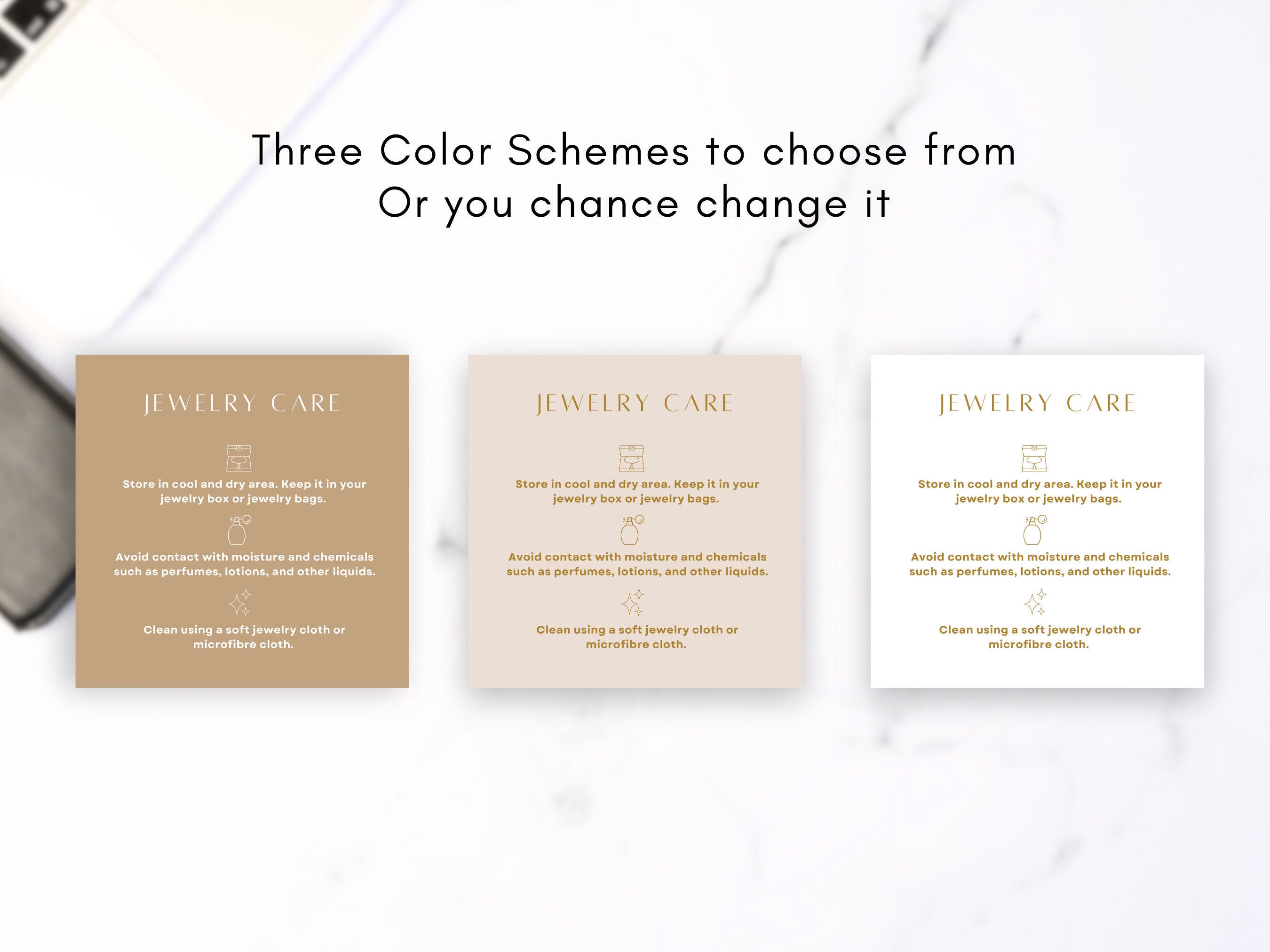 Jewelry Packaging Templates Small Business Branding Logo Printable ...