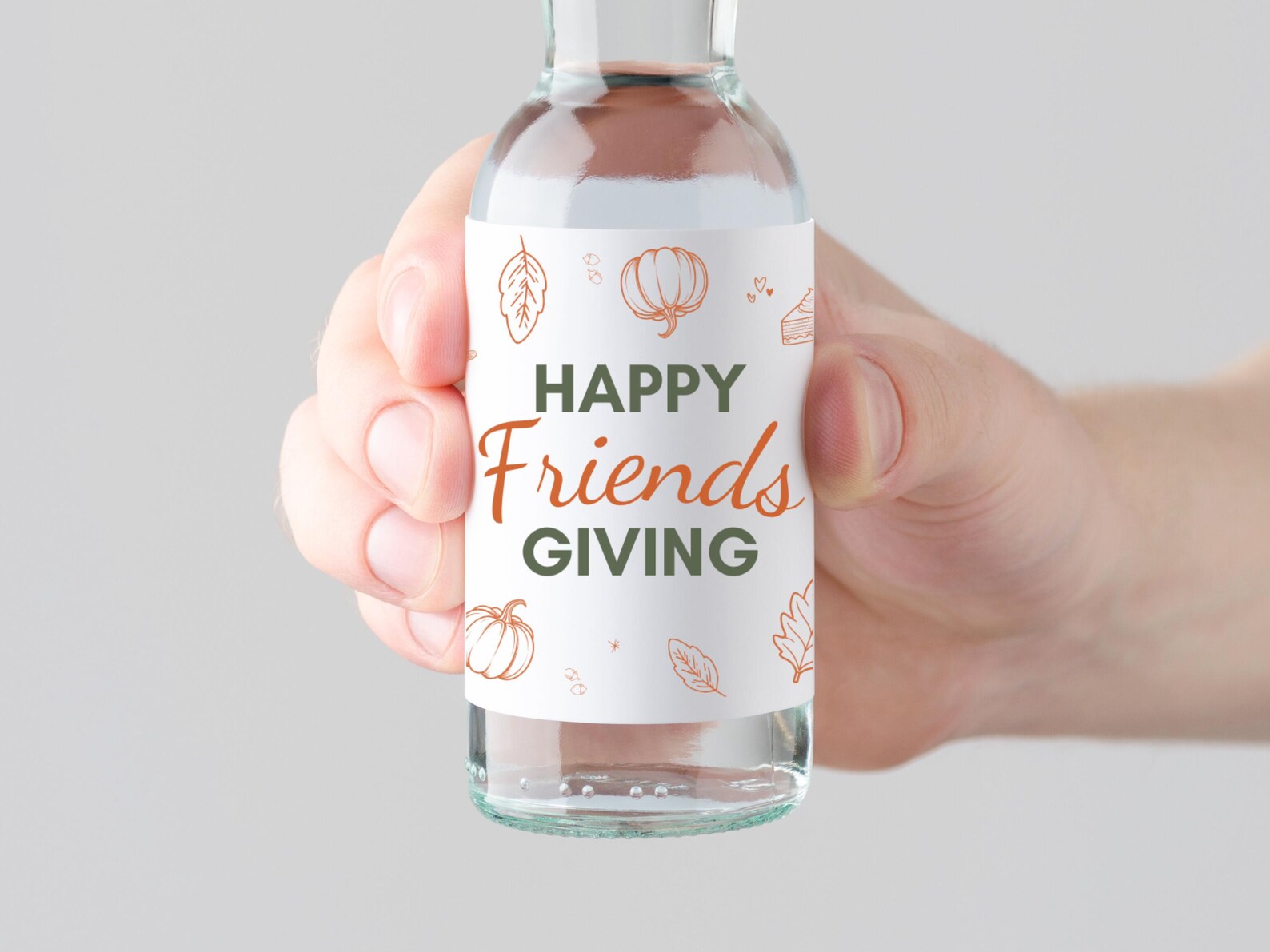 Thanksgiving Party Favors, Mini Shooters Labels, Friendsgiving Shots ...