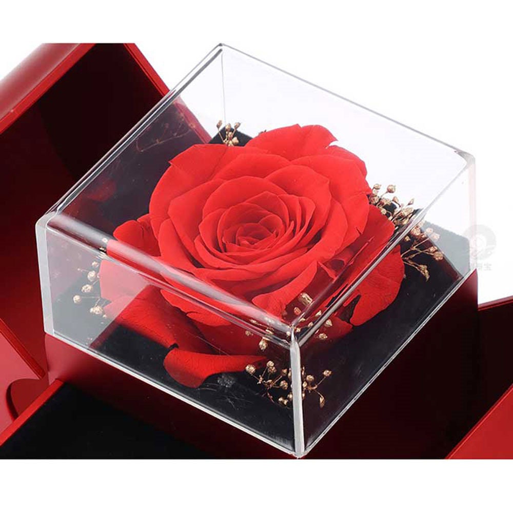 Jewelry Box Eternal Rose Necklace for Valentine's Day Mother Day - Etsy