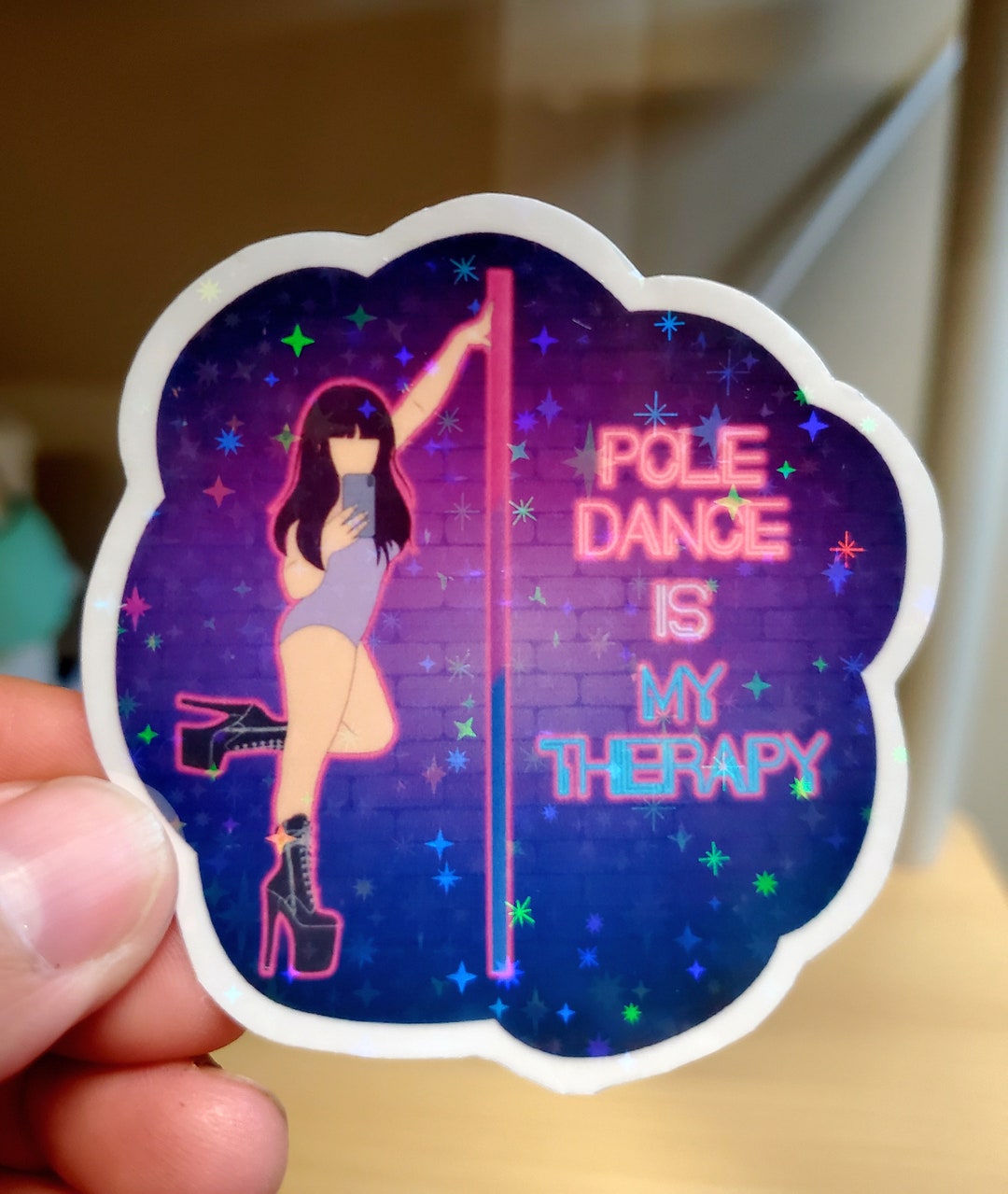 Pole Dance Sticker pole Dance is My Therapy - Etsy