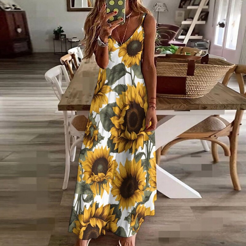 Sunflower Dress Women - Etsy