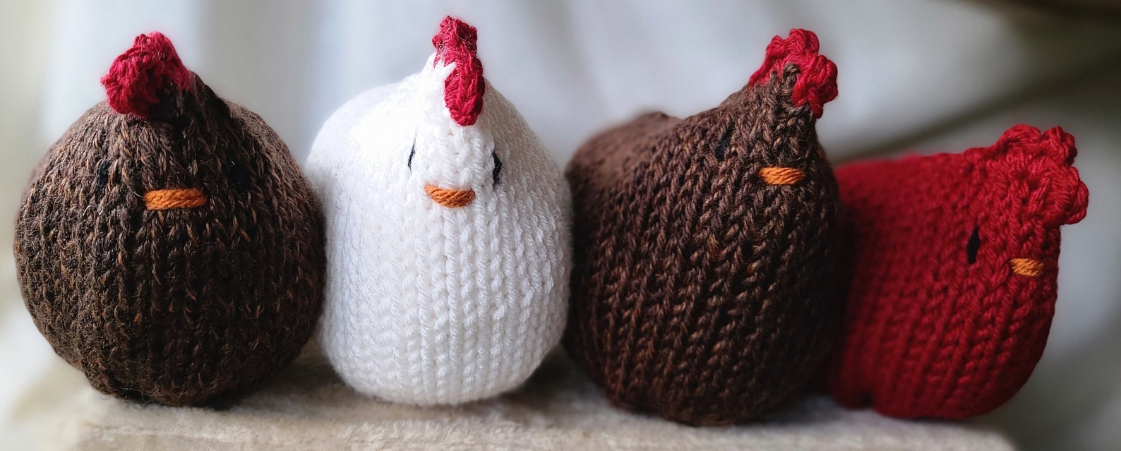 Barnyard Chicken Pattern PDF - Sentro or Addi Circular Knitting Machine ...