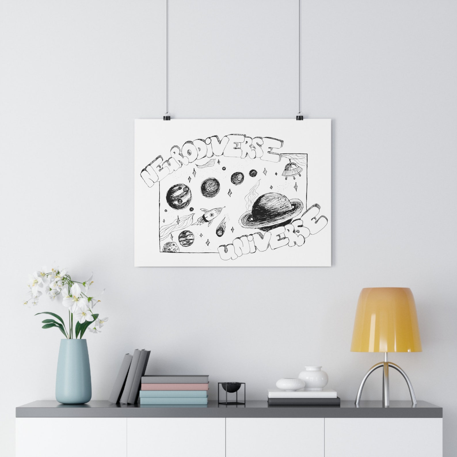 Neurodiverse Universe Autism Wall Art Premium Poster - Etsy