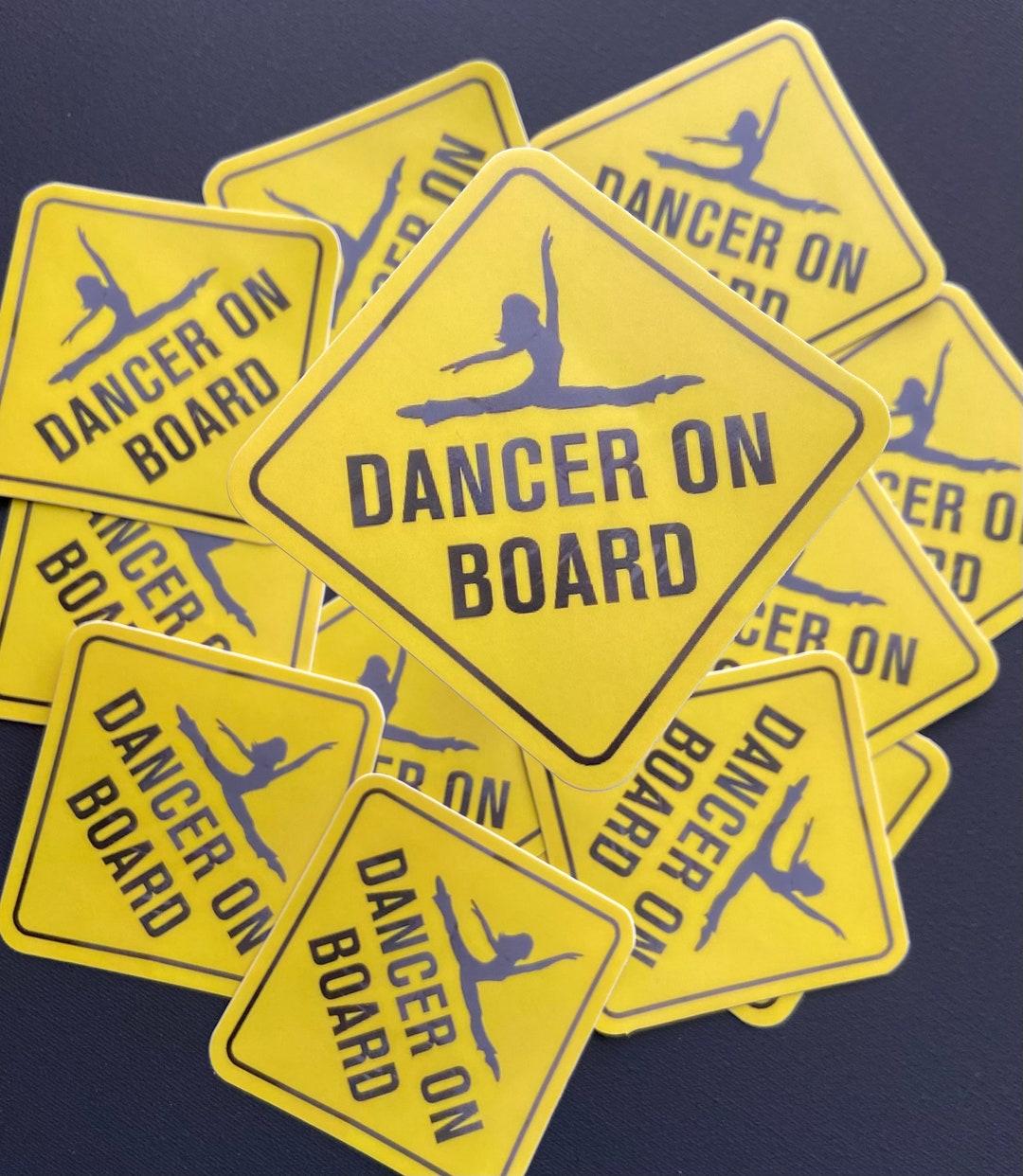 Dancer on Board Road Sign Sticker - Etsy