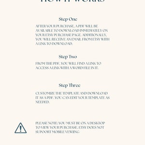 Resume Cover Page Template Word ATS Friendly Pages Google - Etsy