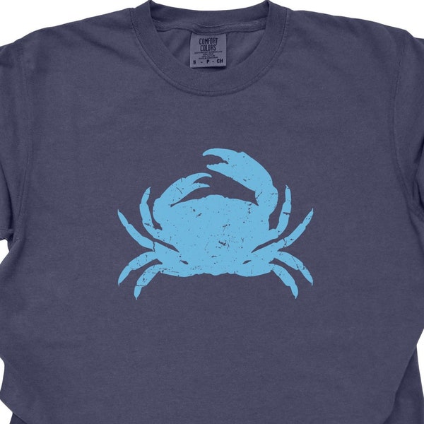 Comfort Colors Tshirt Crab - Etsy