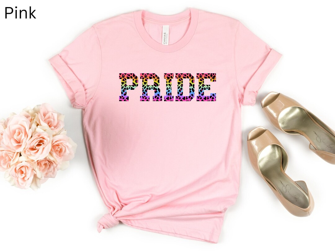 Rainbow Leopard Pride Shirt, Pride Parade T-shirt, Rainbow Gay Pride ...