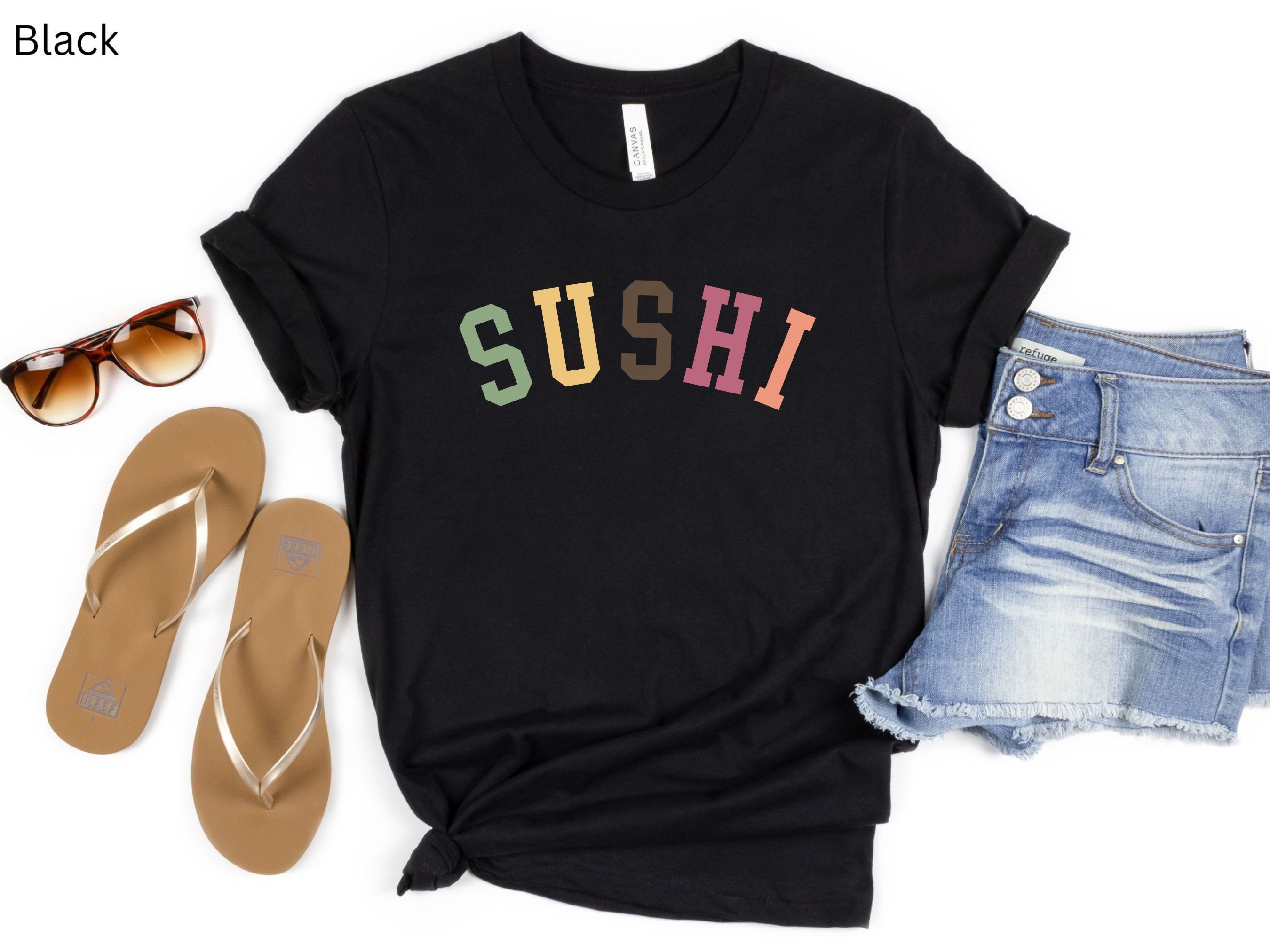 Sushi Shirt for Sushi Lover, Funny Foodie Gift, Sushi Go Party Tee ...