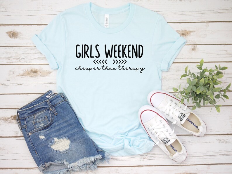 Cheaper Than Therapy Girls Trip Tshirt, Girls Weekend Shirt, Girls ...