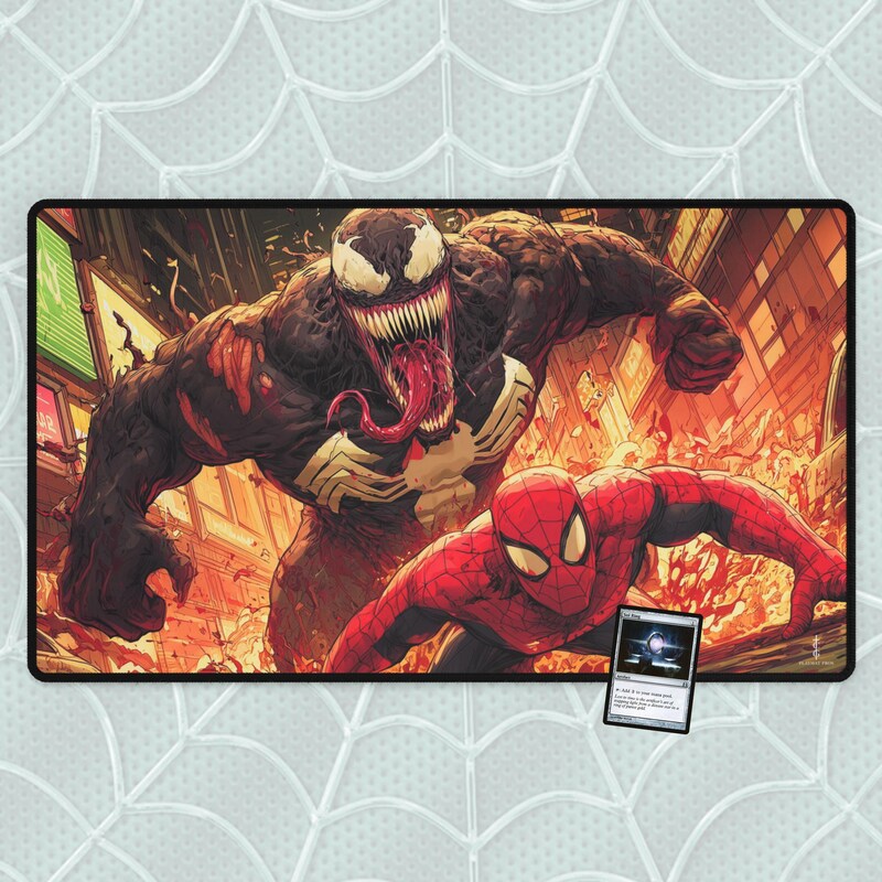 Mtg Playmat Spiderman - Etsy