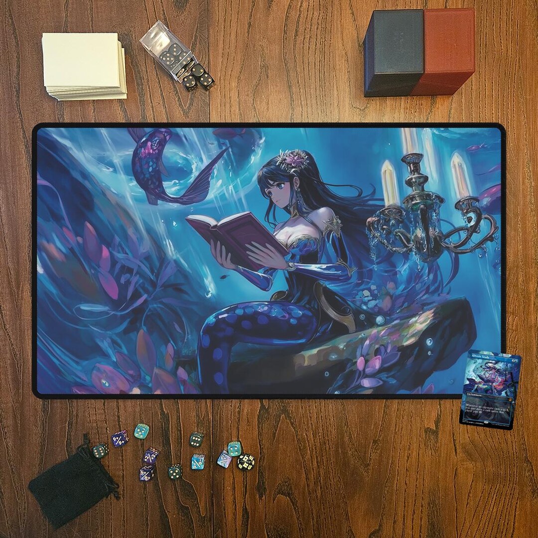 TCG Playmat Vintage Art LIMITED SUPPLY natural 23.6 X 13.8 Prop Card ...