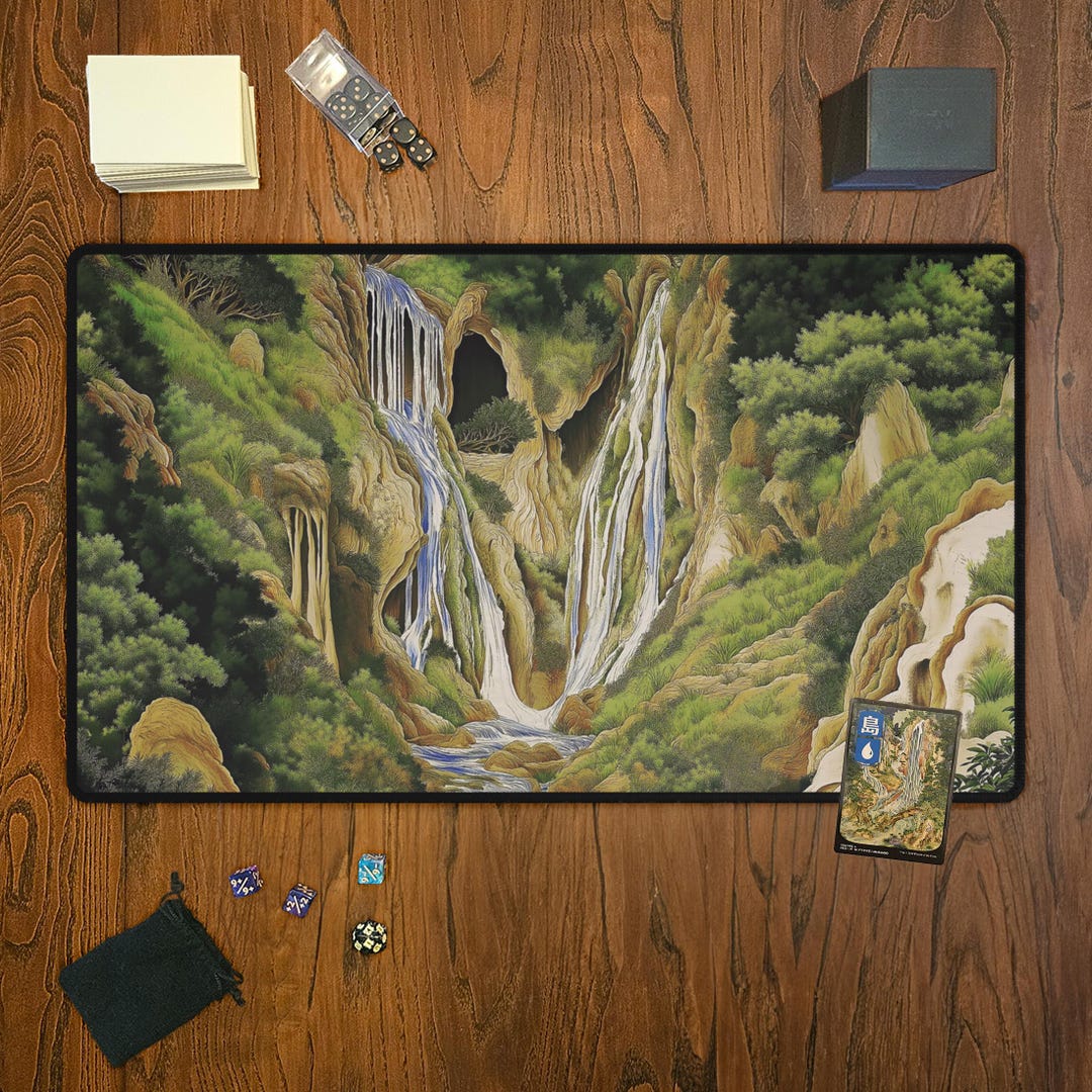TCG Playmat Vintage Art LIMITED SUPPLY natural 23.6 X 13.8 Prop Card ...