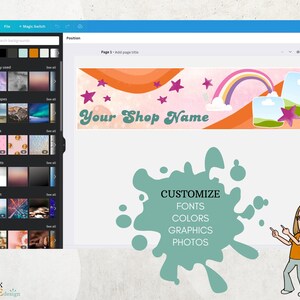 Minimalist Etsy Shop Banner ~ Editable Etsy Store Header ~ DIY Canva ...