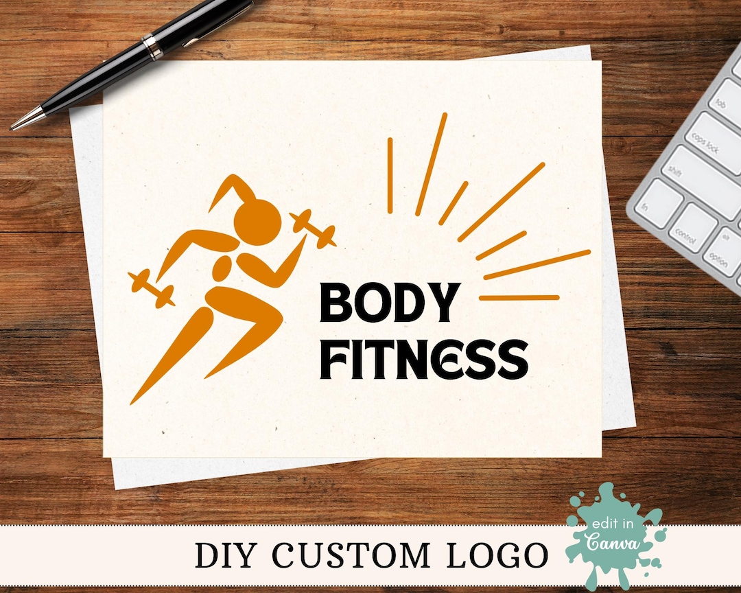 DIY Custom Logo ~ Premade Logo for a Personal Trainer, Gym, Fitness ...