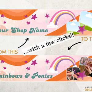 Minimalist Etsy Shop Banner ~ Editable Etsy Store Header ~ DIY Canva ...
