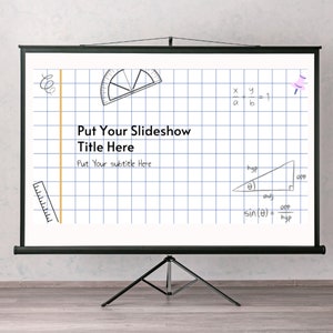 Math Slideshow Templates - Etsy