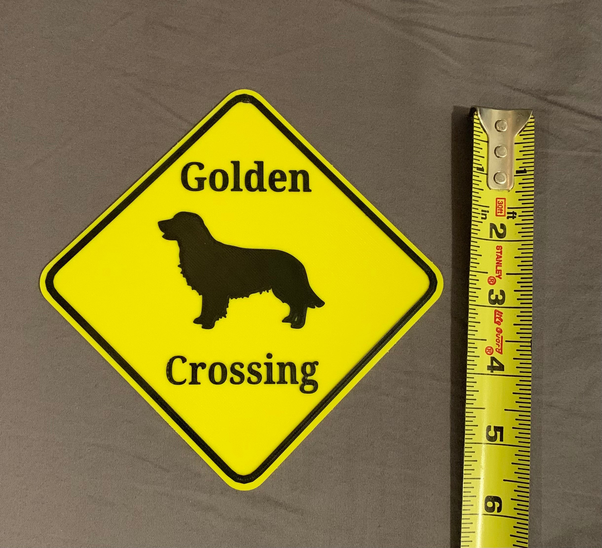 Customizable 6x6 Pet Crossing Sign - Etsy