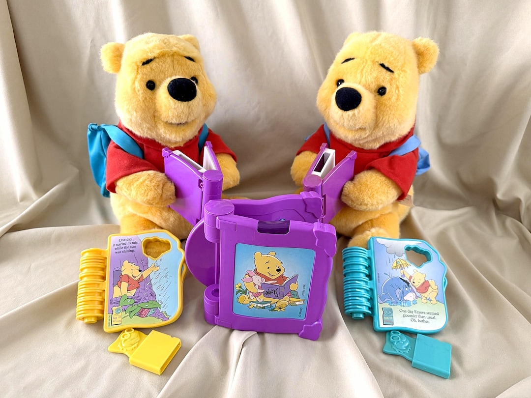 COMPLETE Talking Winnie the Pooh “read With Pooh” Story Telling Bears ...