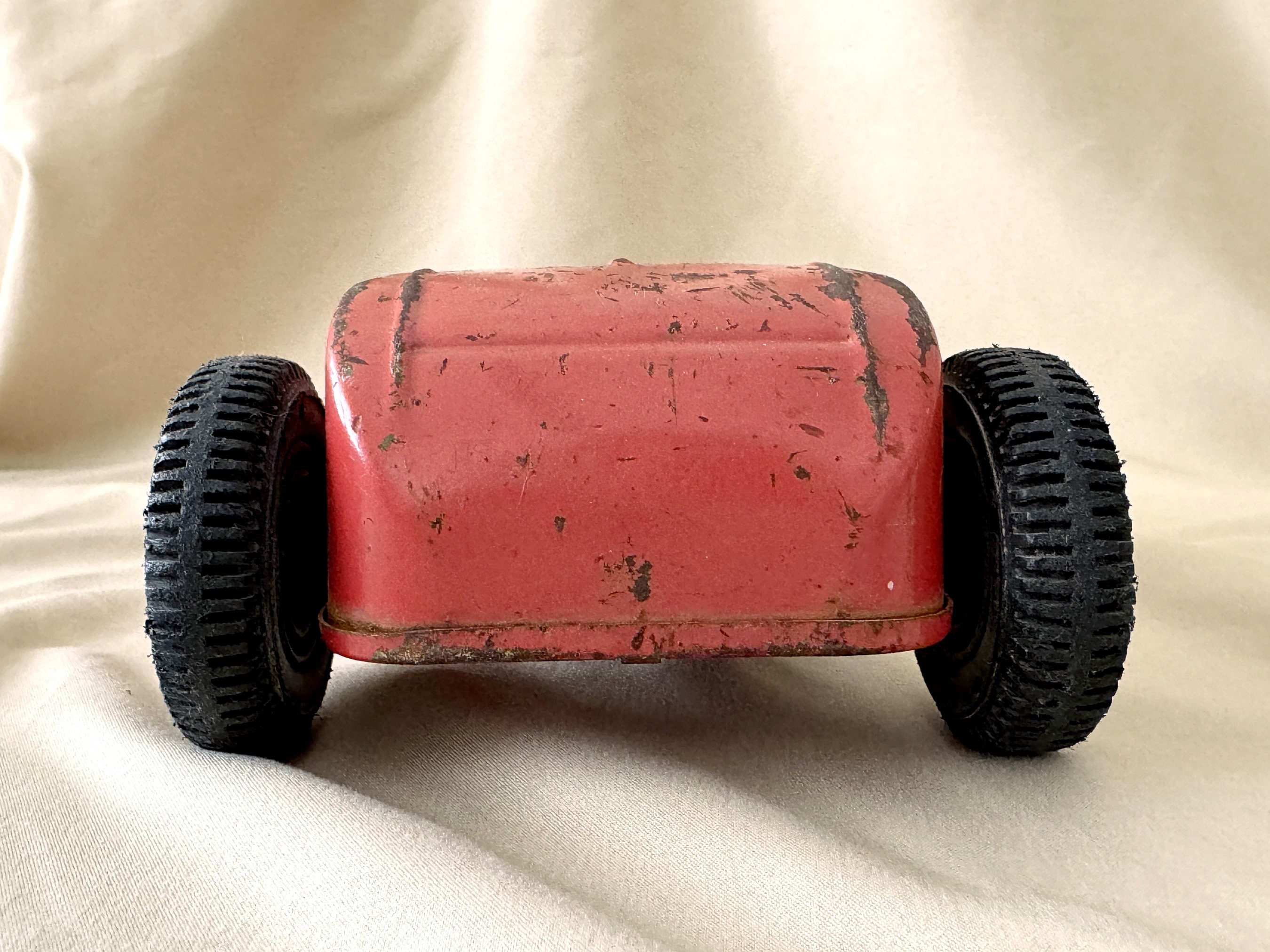 1960s Nylint Ford Red Hot Rod Roadster Coupe Jalopy Car With Seats and ...