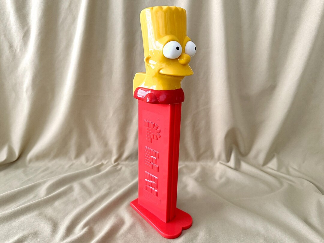 12” Talking Bart Simpson Giant PEZ Candy Dispenser #13008 Unboxed 2004 ...