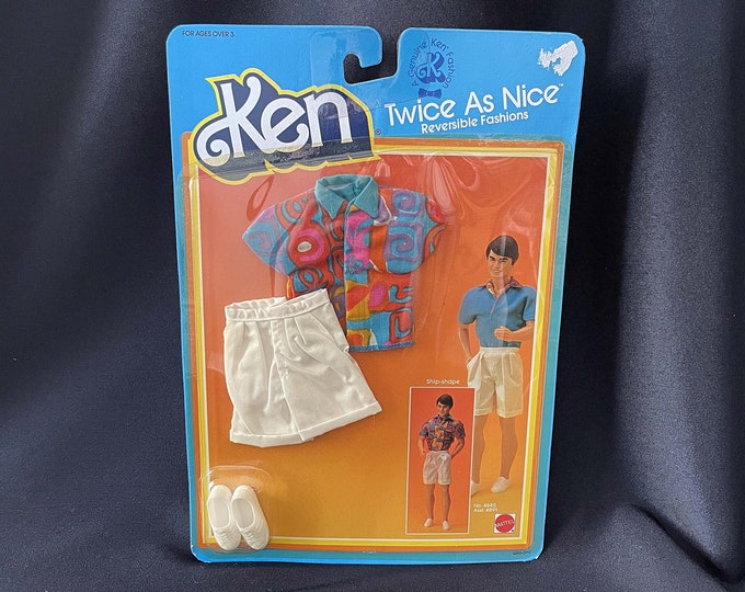 80s Ken Doll Twice as Nice Ship Shape Fashion Clothing Accessories 4885 ...