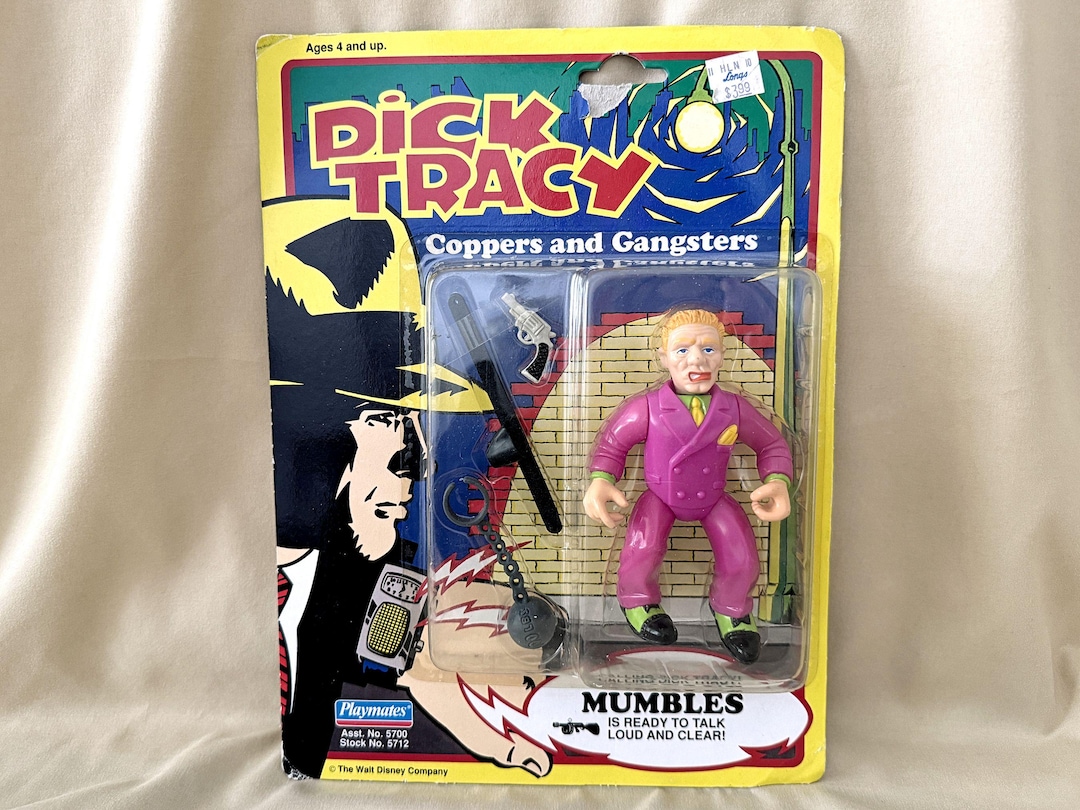 Dick Tracy Coppers and Gangsters Mumbles Figure Playmates #5712 Sealed ...