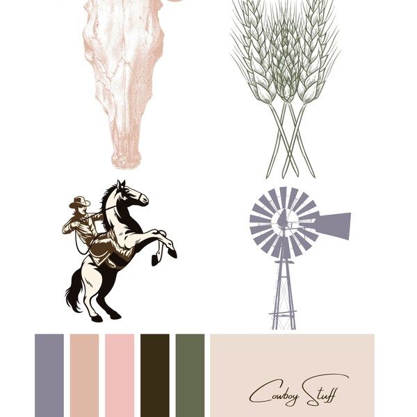 Western Palette - Etsy
