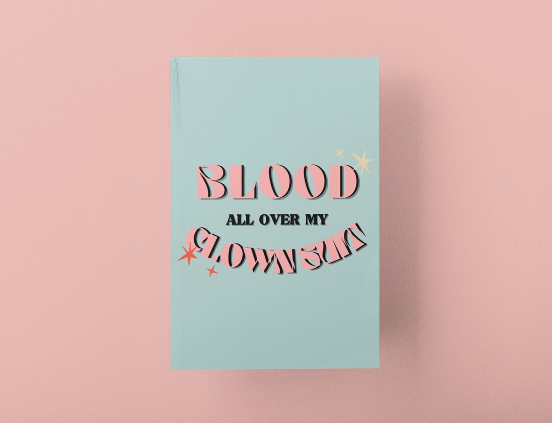 Rob Zombie Clown Suit Quote Notebook Horror Fan Gift, Vintage Design ...