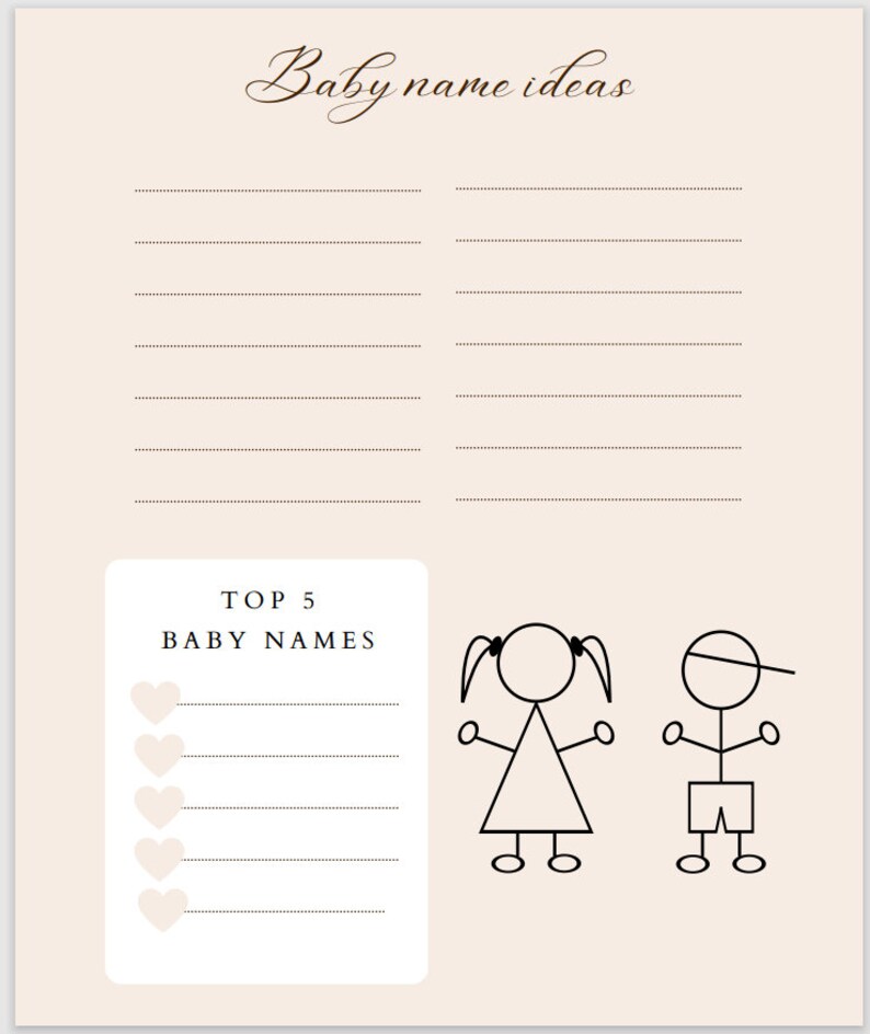 Printable Pregnancy Planner - Etsy