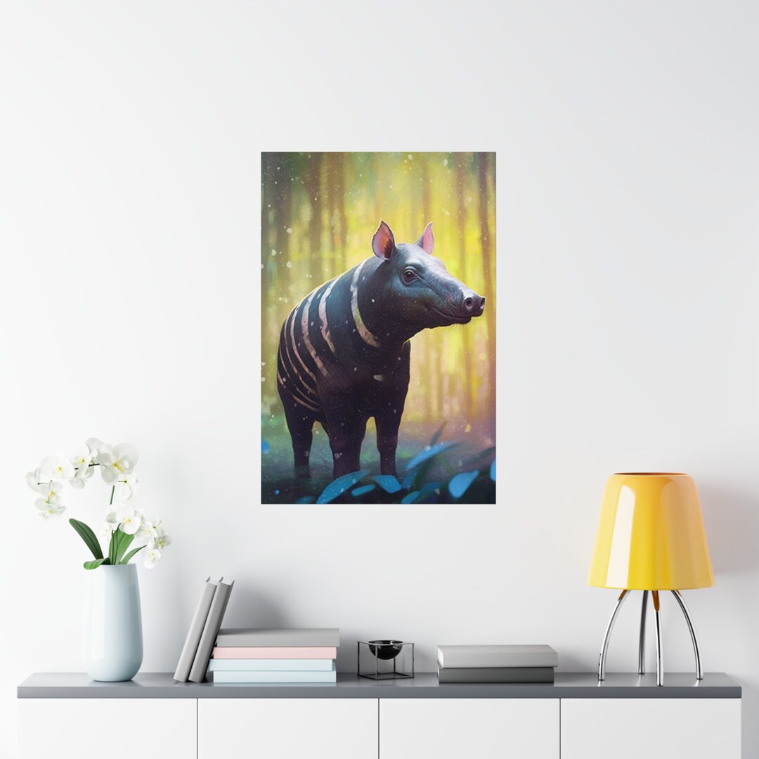 Malayan Tapir Premium Matte Prints - Etsy