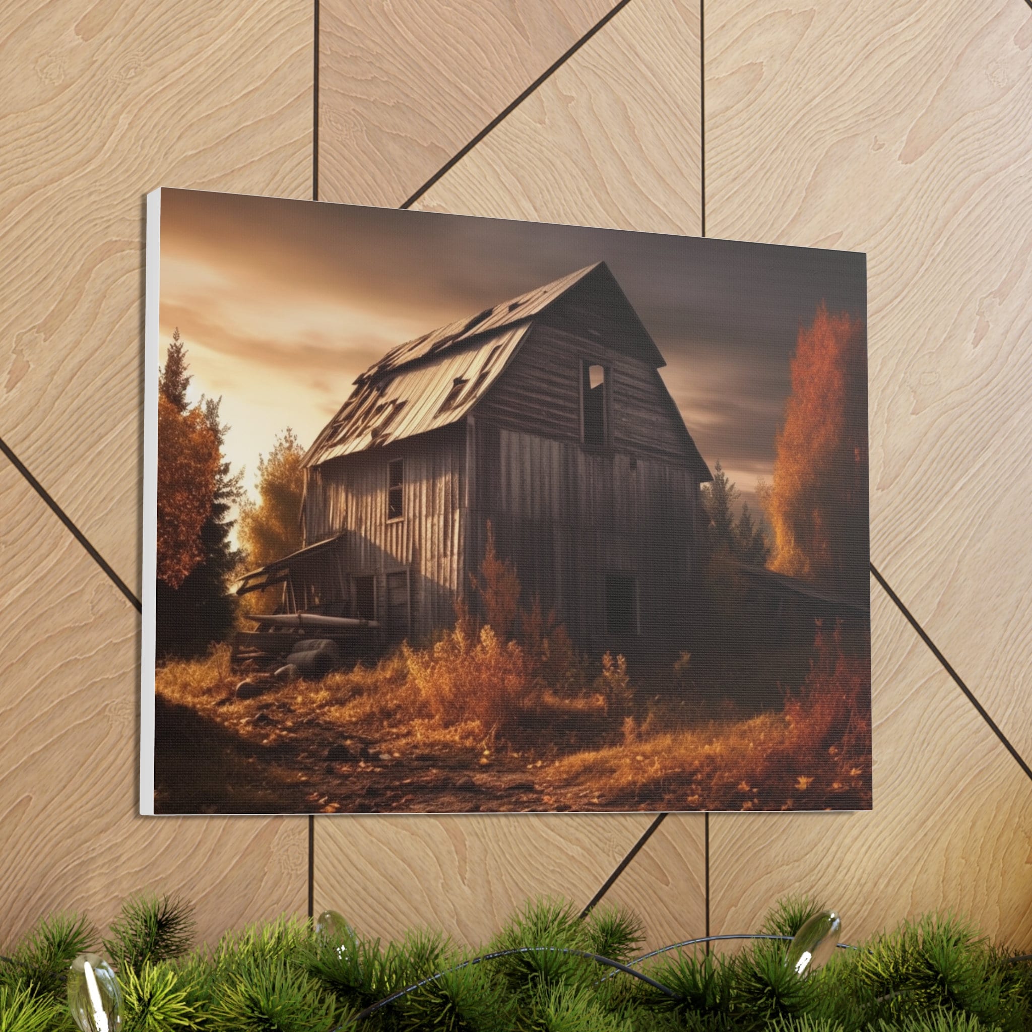 Old Rustic Barn Canvas - Etsy