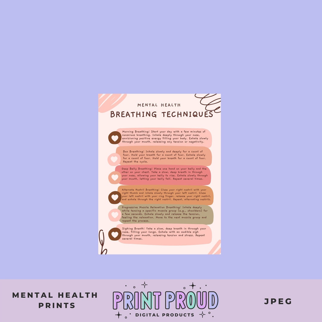 Mental Health Poster Decor Prints, Calm Corner Decor, Boho Counselor ...