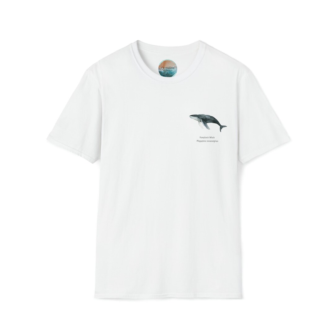 Humpback Whale Ocean Women Men Cotton Unisex Softstyle T-shirt - Etsy