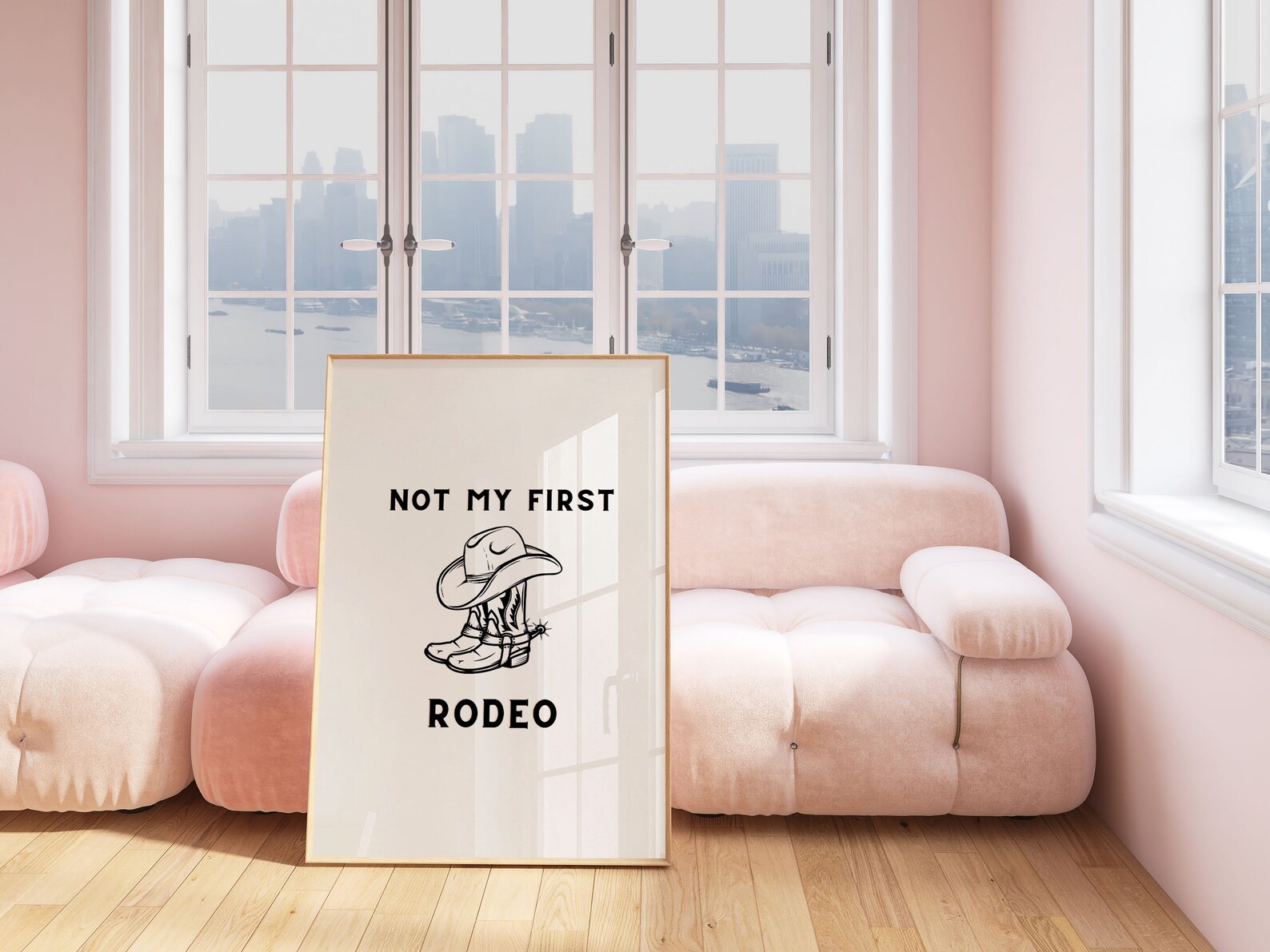 Not My First Rodeo - Cute Country Digital Print, Rodeo & Country Wall ...