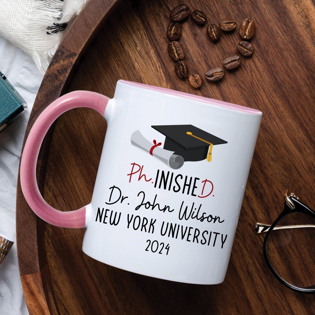 Phd Graduation Gift 2024, Doctorate Graduation Gift, Phinished Doctoral ...