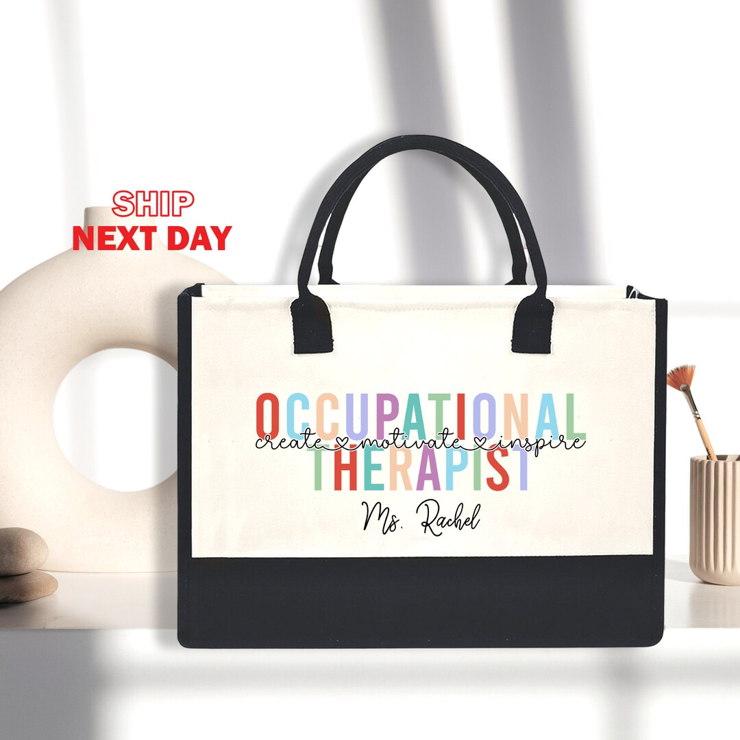 Personalized Occupational Therapist Tote Bag, Occupational Therapist ...