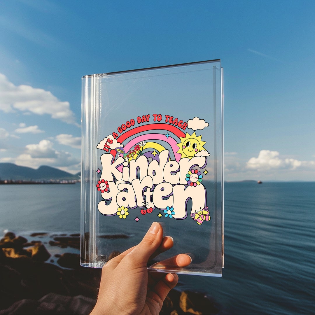 Personalized Kindergarten Teacher Acrylic Book Vase for Flowers, Custom ...