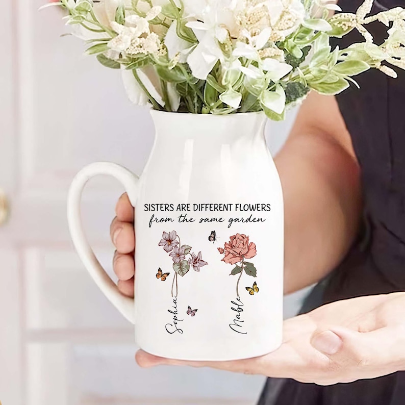 Personalized Sisters Are Different Flowers From the Same Garden Floral ...