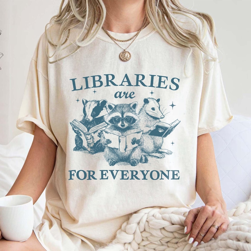 Library Shirts - Etsy