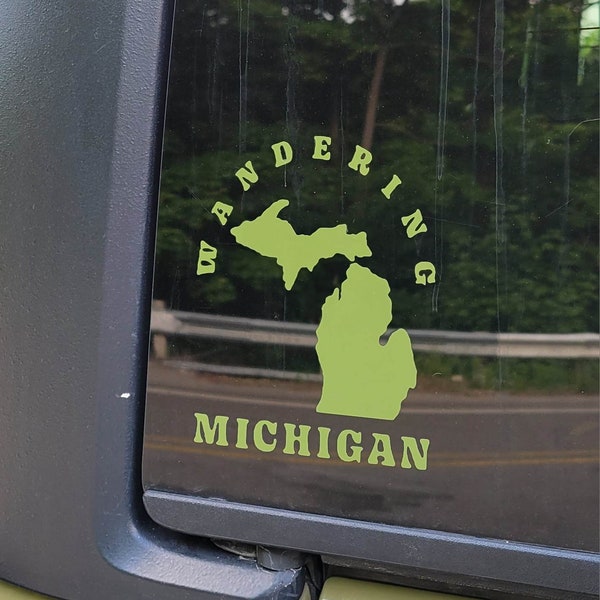 Michigan Car Decal - Etsy