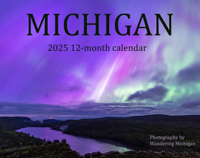 2025 Michigan Landscapes & Nature Calendar / 12-month Calendar ...